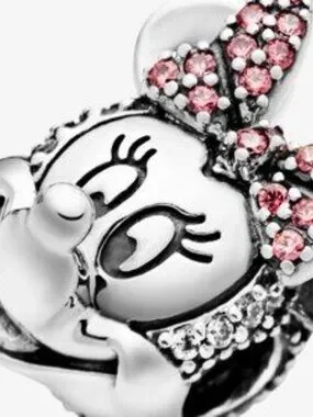 Pandora | Jewelry | Pandora Minnie Mouse Charm With Pink Bow | Poshmark